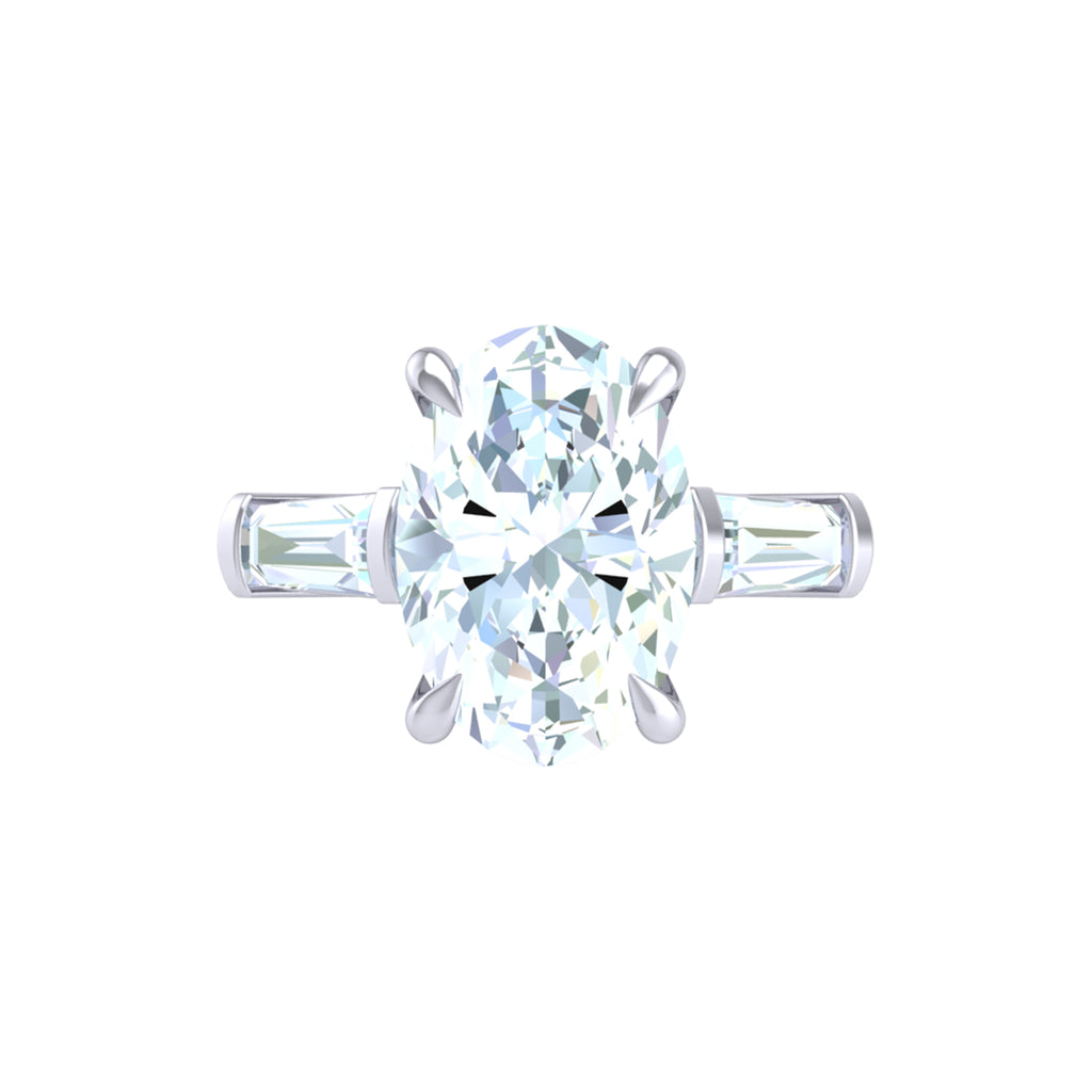 Rhea Engagement Ring – All Diamonds